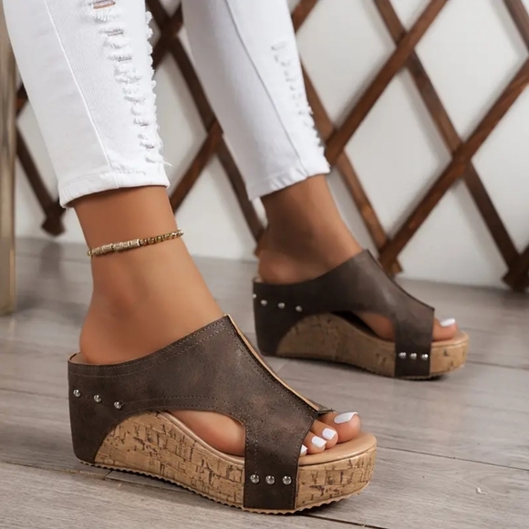 SHEIN | Shoes | Nib Shein Platform Wedge Sandals | Poshmark